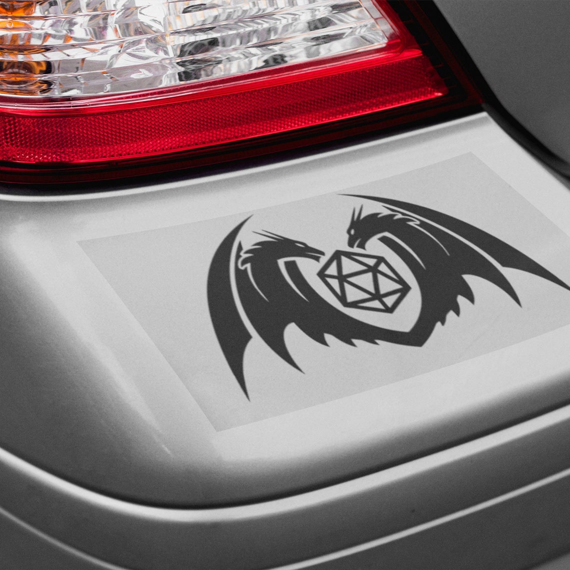 Dragon D20 Dnd Dice Sticker Vinyl Decal Dnd D20 Bumper - Etsy
