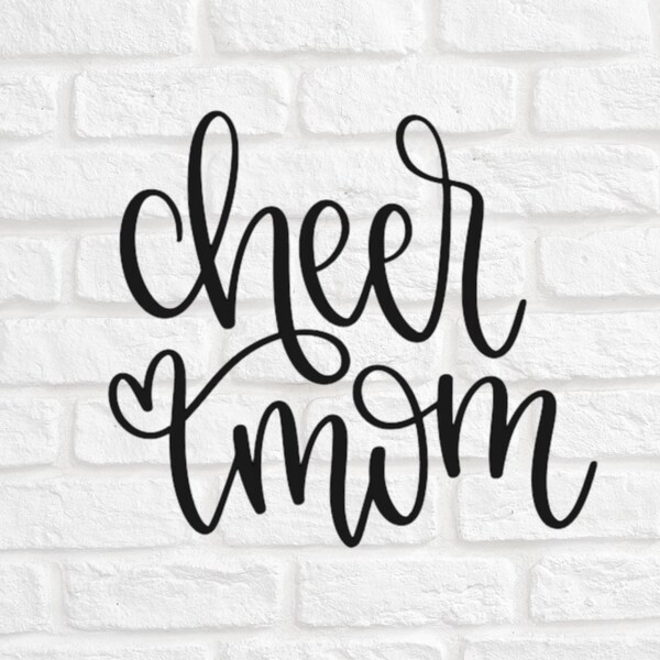 Cheer Mom Svg - Etsy