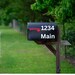 Simple Address Number Sticker Vinyl Decals, Custom Address Mail Box ...