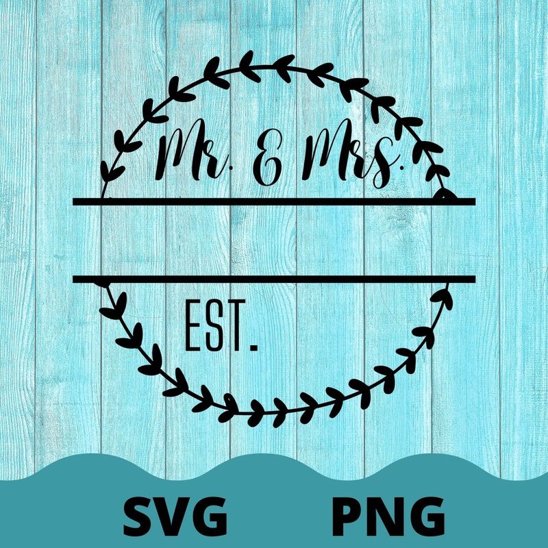 Mr and Mrs Cut File - Etsy