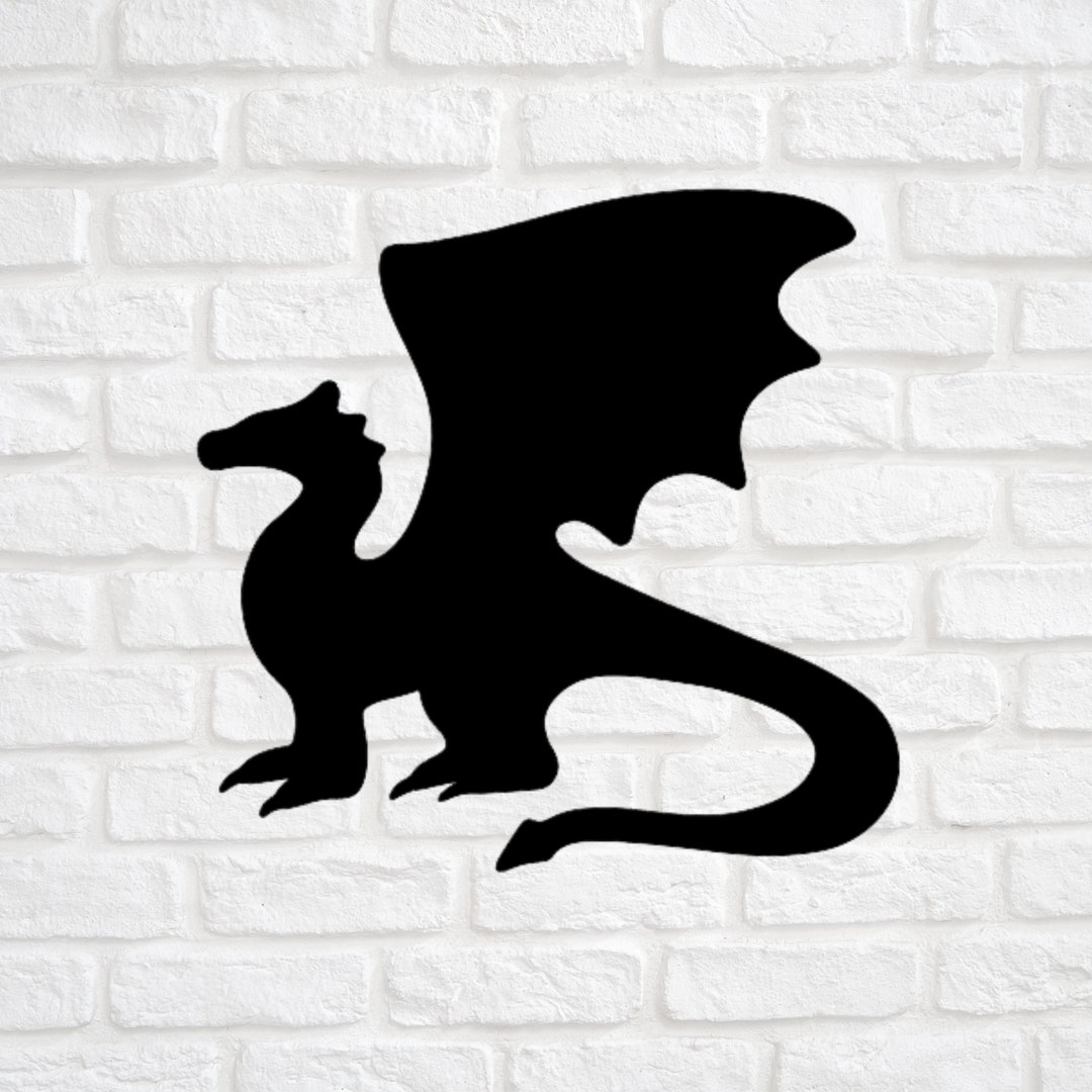 Dragon Sticker Vinyl Decal Fantasy Dragon Bumper Sticker - Etsy