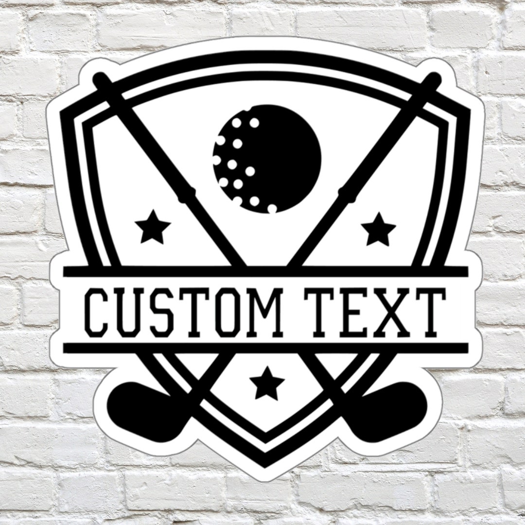 Custom Golf Cart Vinyl Decal, Custom Player Golf Cart Sticker Decal - Etsy
