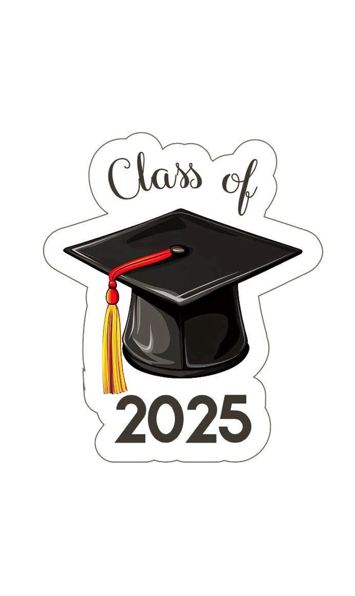Class of 2025 Sticker - Etsy
