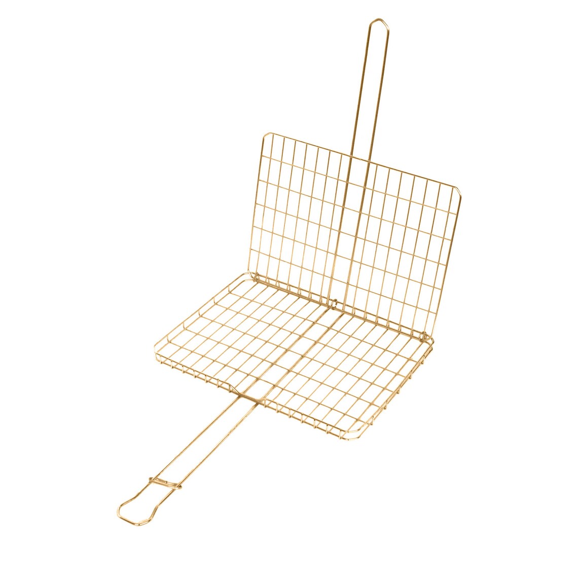44cm Braai Cooking Grid Electroplated Grill Basket Campfire BBQ Outdoor ...