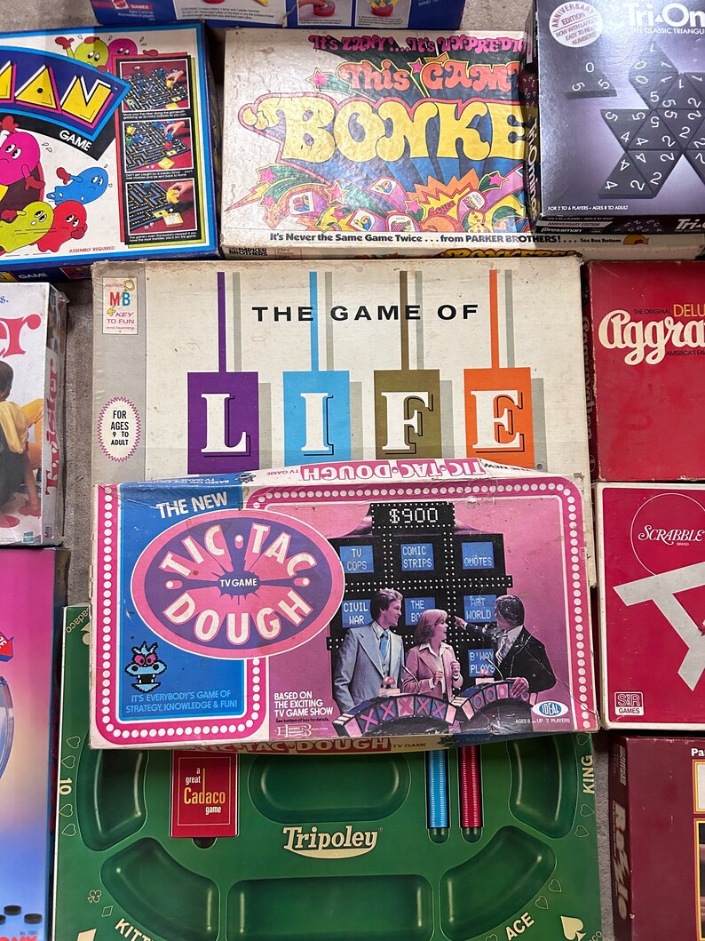 Vintage Board Game Bundle - Etsy