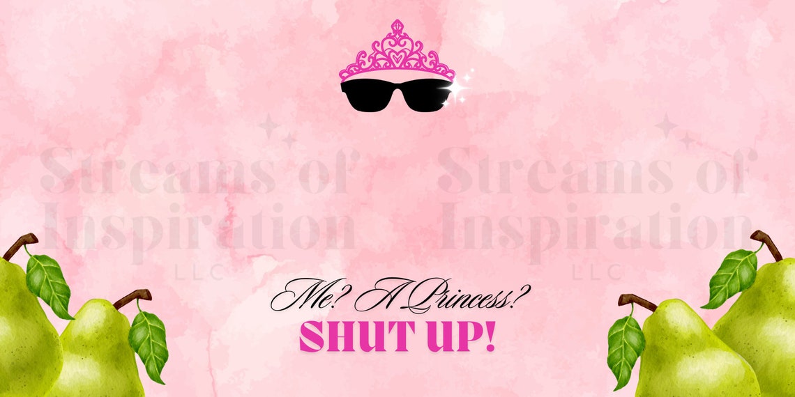 Photo Booth Templates - Princess Diaries Party (slumber Party, Birthday ...