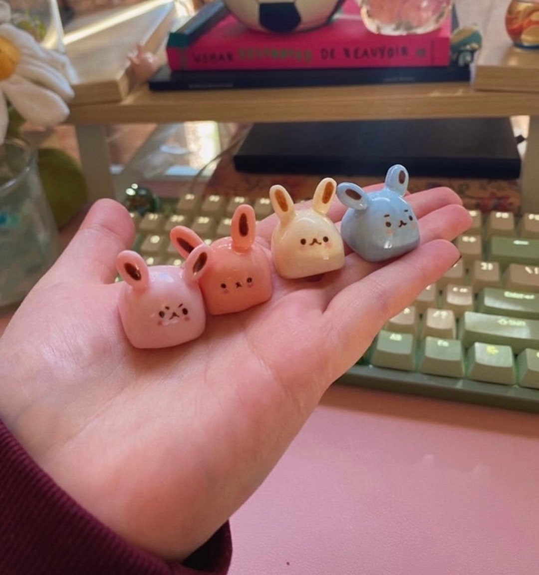 Bunny Keycaps - Etsy