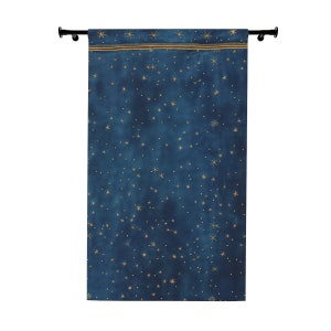 Magical Blackout Curtains: Starry Night, Celestial Dreams, Wizard Decor ...