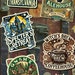 STICKER BUNDLES Vintage Steamer Trunk Labels Magic Travel Vinyl Kiss ...