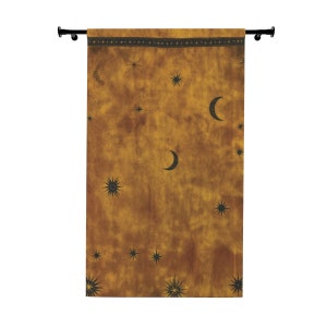 Magical Blackout Curtains: Starry Night, Celestial Dreams, Wizard Decor ...