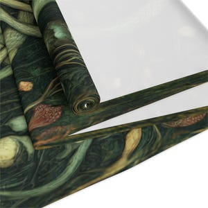 Green Haunted Forest Table Runner & Green Spiderweb Placemat | Gothic ...