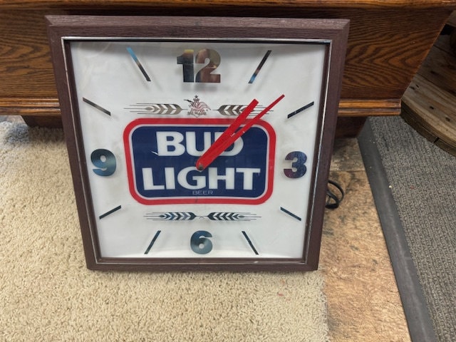 Bud Light Clock - Etsy