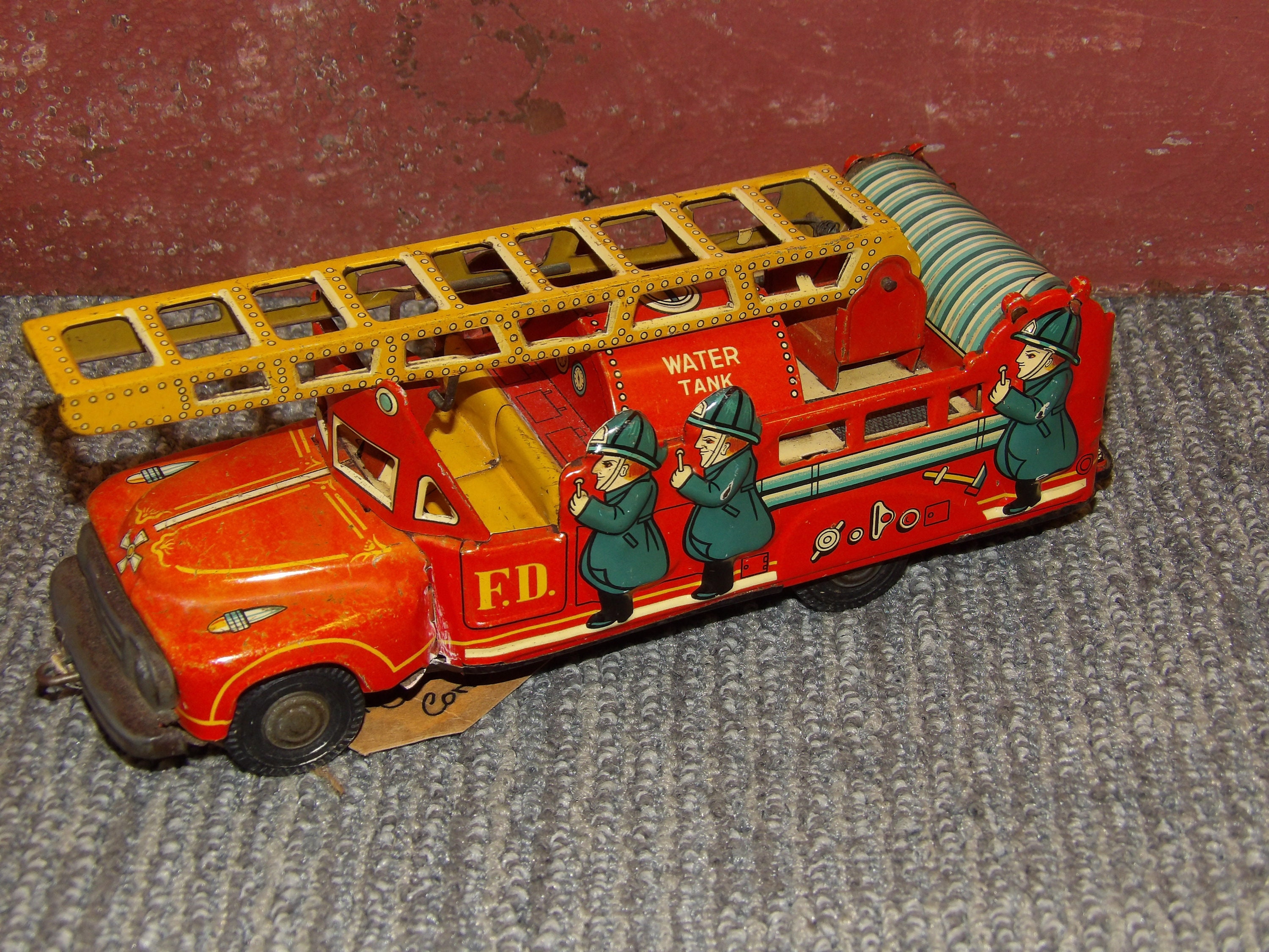 Friction Fire Truck - Etsy