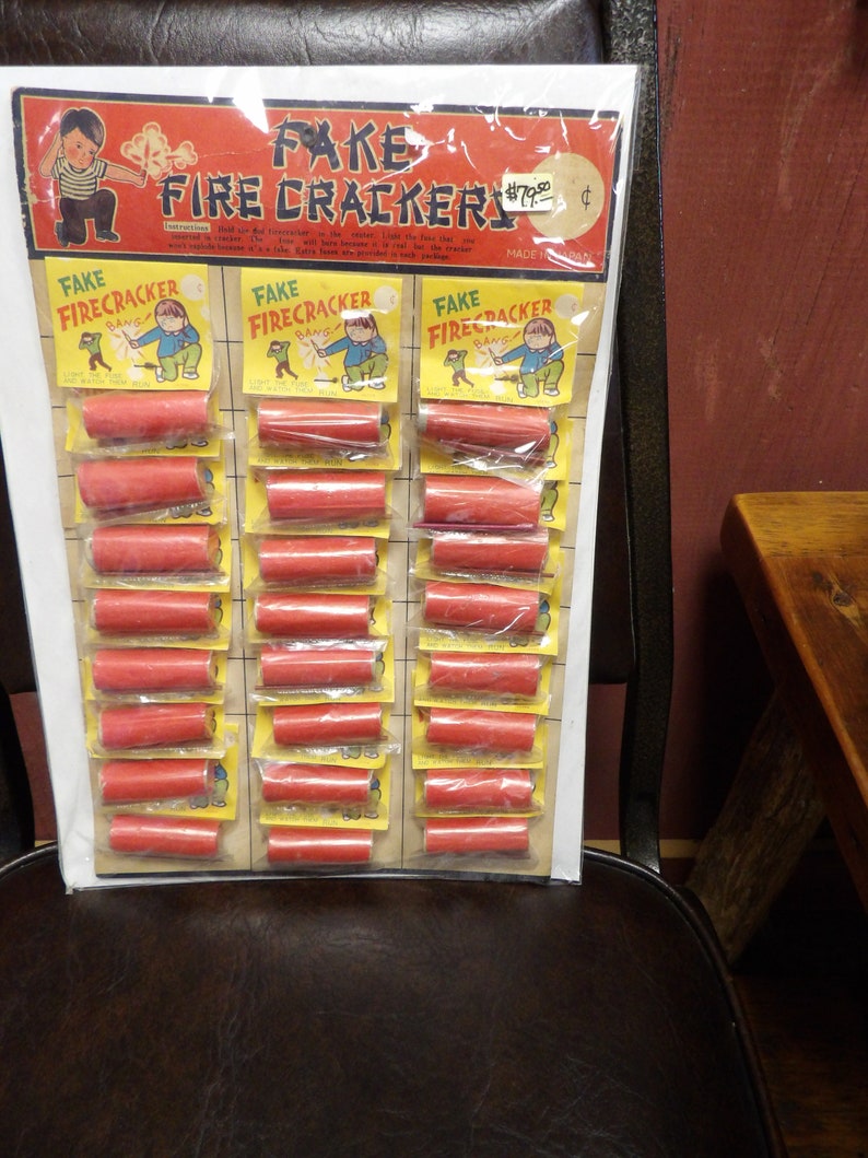 Fake Fire Crackers - Etsy