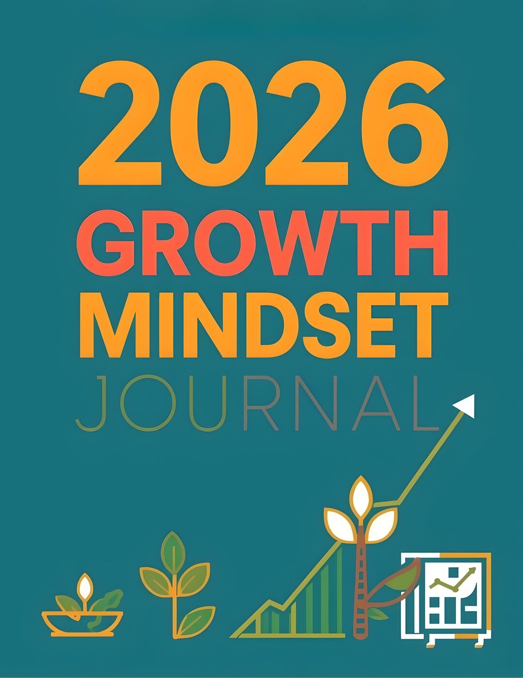 2026 Digital Growth Mindset Journal | Self Improvement Planner for iPad ...