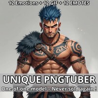 Beard Guy Chibi Emote Pack: Streamer/discord Assets (20 Pngs) - Etsy