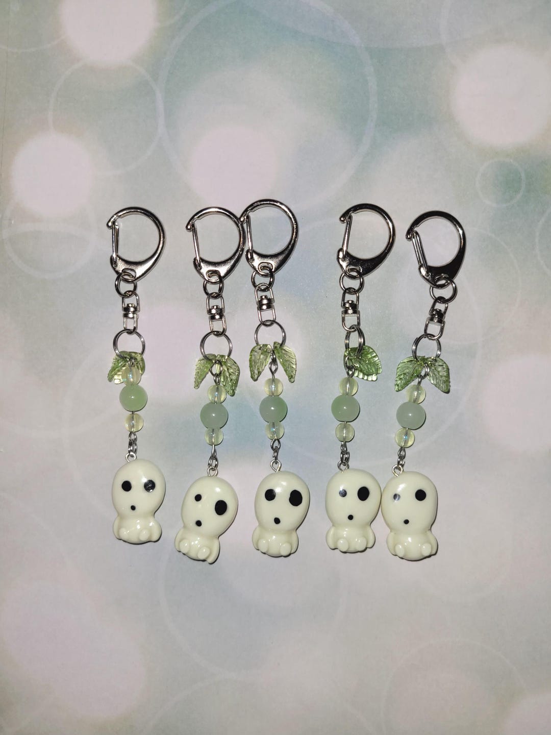 Handmade Kodama Tree Spirit Keychain | Princess Mononoke | Spirits of ...