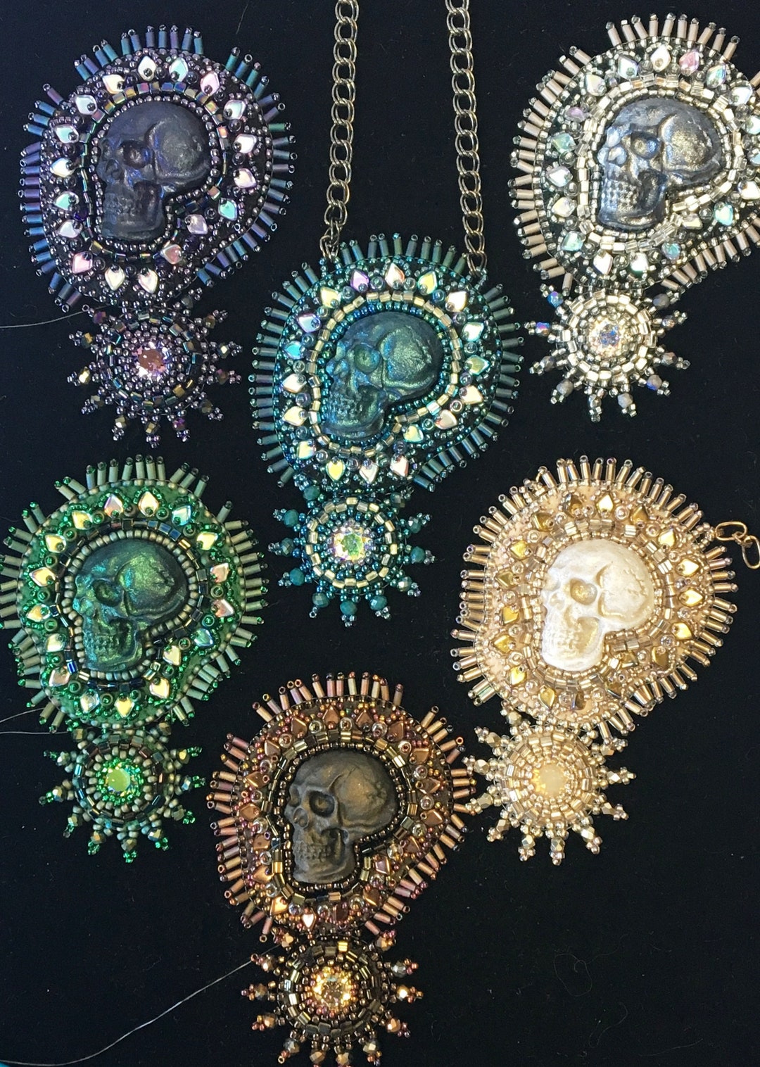 The Dark Side, Bead Embroidery Supply Kit - Etsy