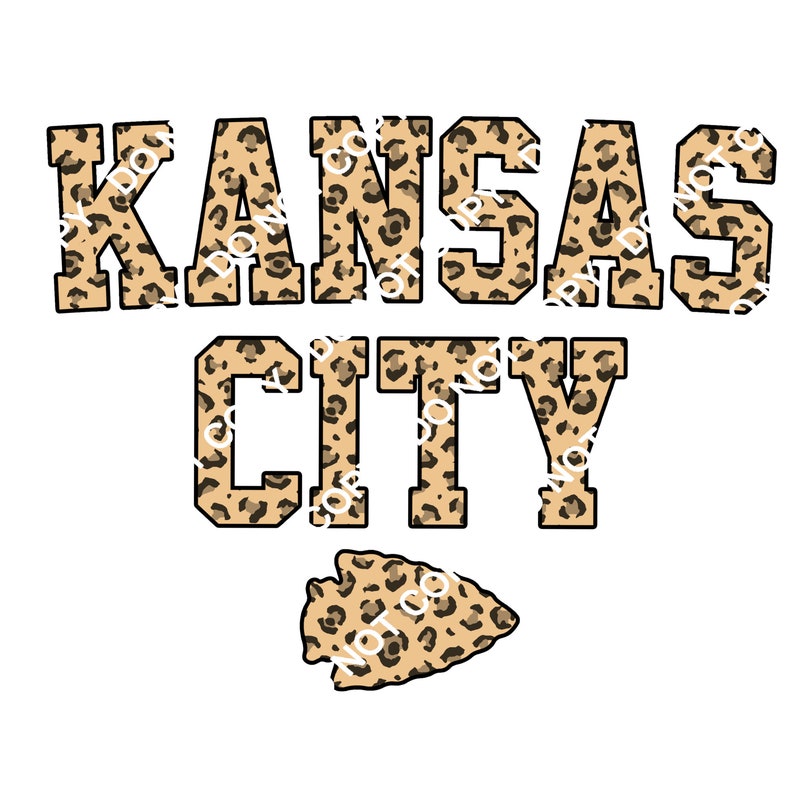 Kc Chiefs Leopard Png - Etsy