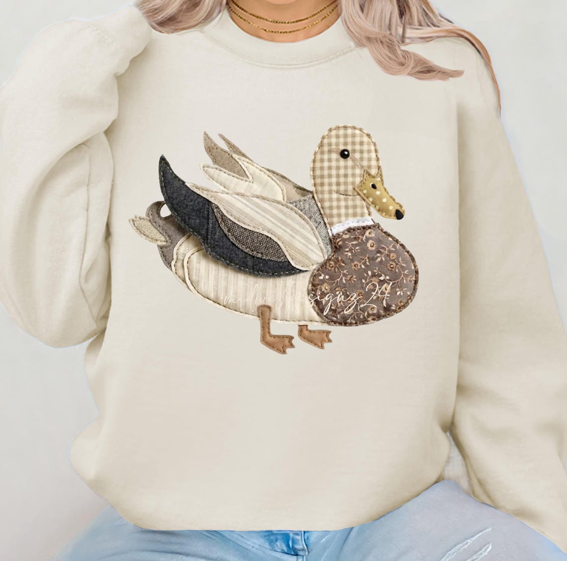 Patchwork Mallard Duck PNG, Bird Hunting Graphic, Outdoors Nature ...