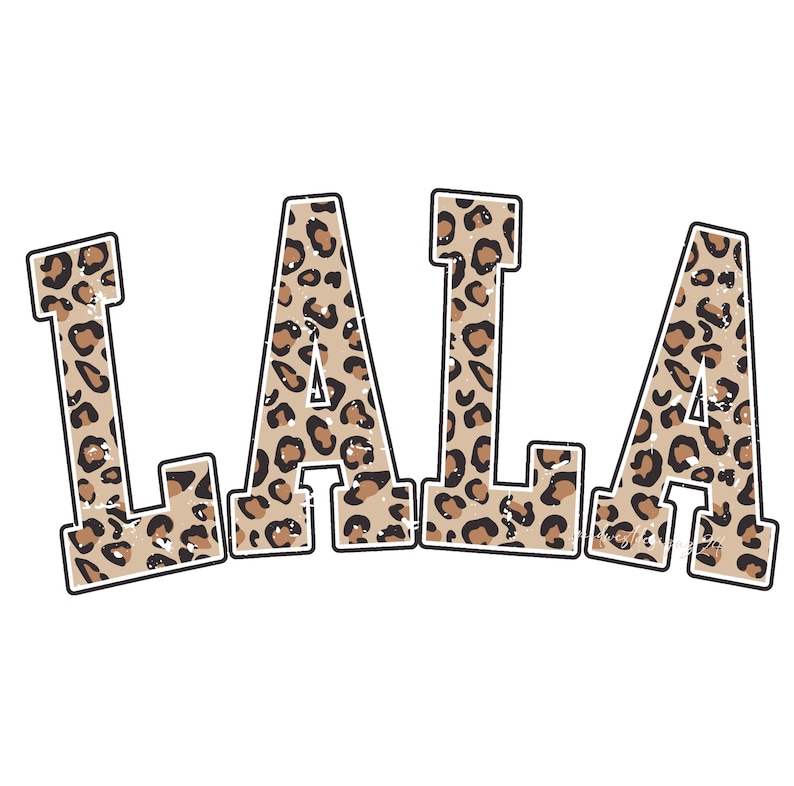 Leopard Lala Png, Digital Download, Sublimation Design Trendy Design ...