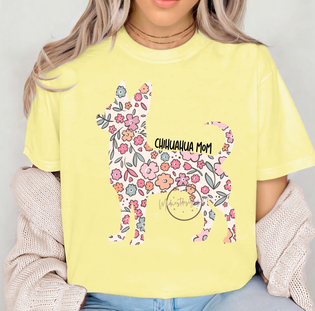 Floral Dog Png, Floral Chihuahua Png, Floral Dog Breeds Png, Floral Dog ...