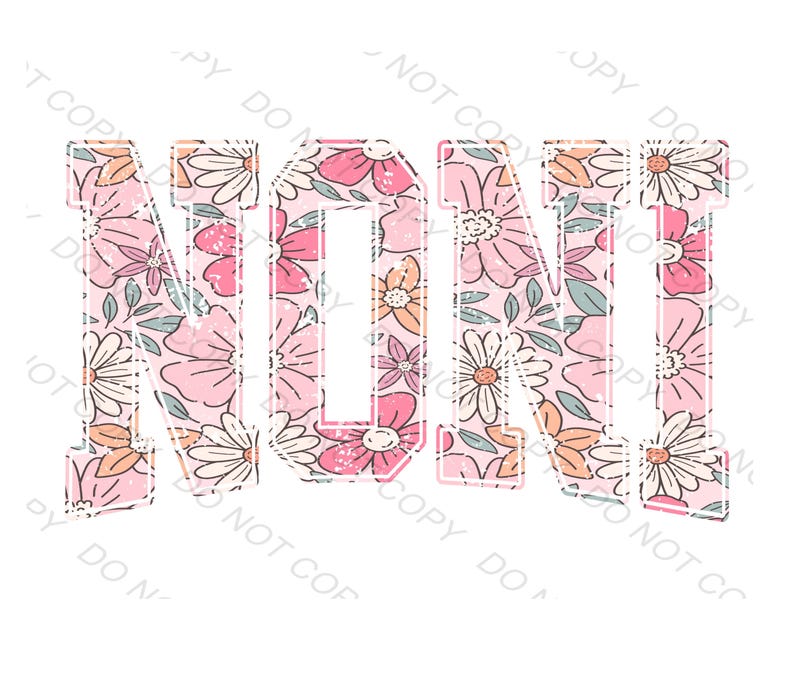 Floral Noni Png, Digital Download, Sublimation Design Trendy Design ...