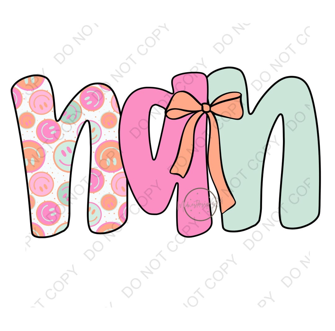 Nan PNG, Smiley Nan Png ,coquette Bow PNG | Nan Digital Download, Nan ...