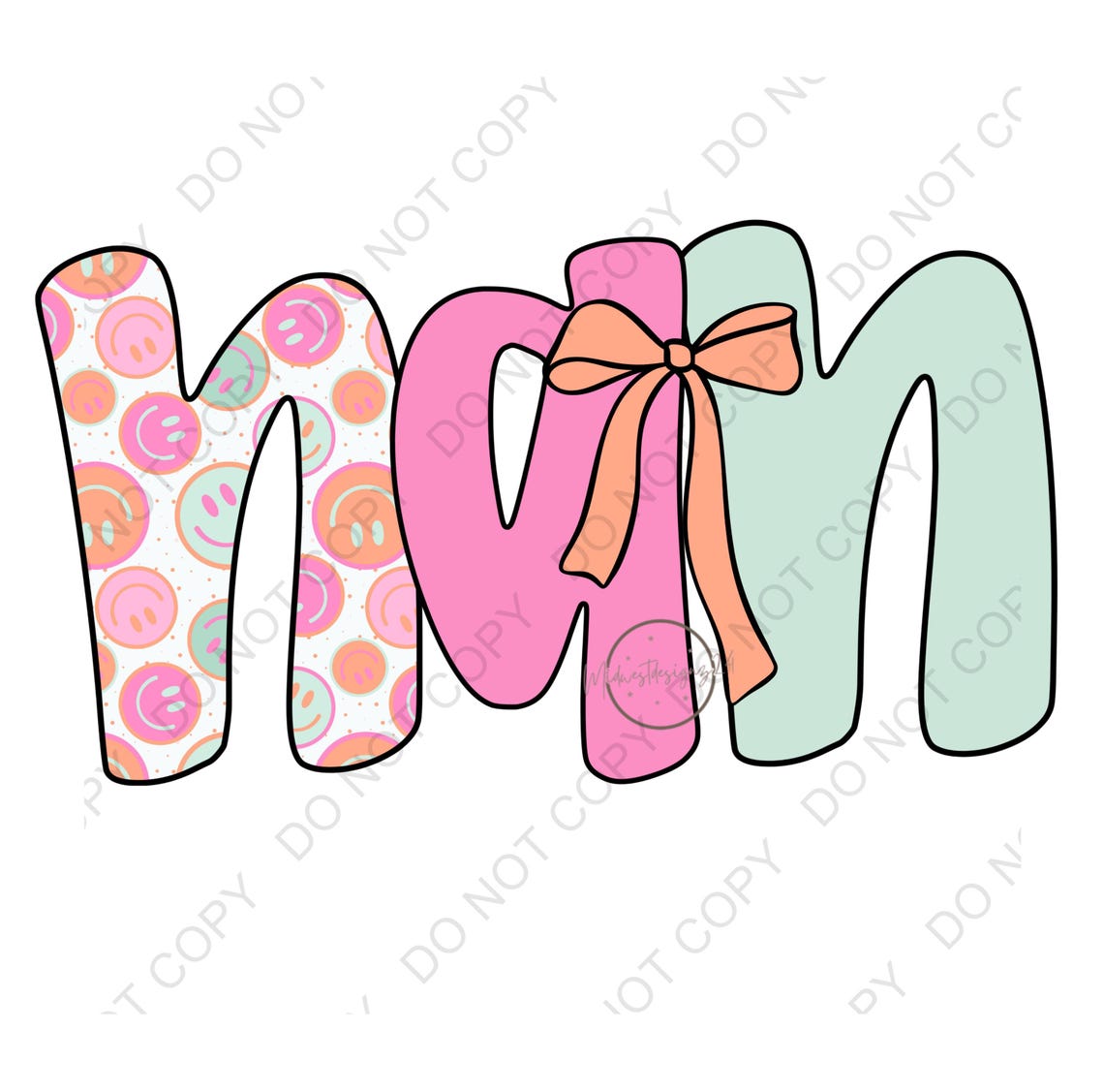 Nan PNG, Smiley Nan Png ,coquette Bow PNG | Nan Digital Download, Nan ...