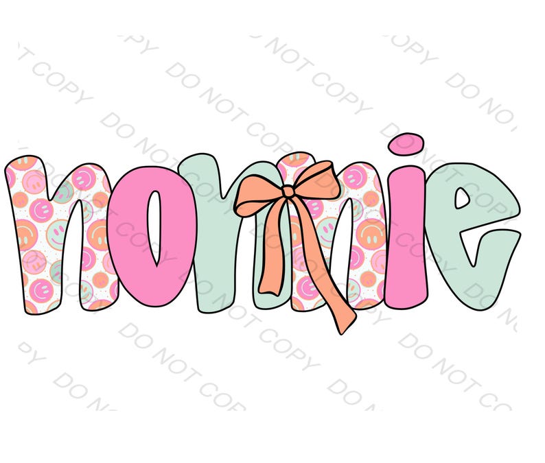 Nonnie PNG, Smile Nonnie Png ,coquette Bow PNG | Nonnie Digital ...