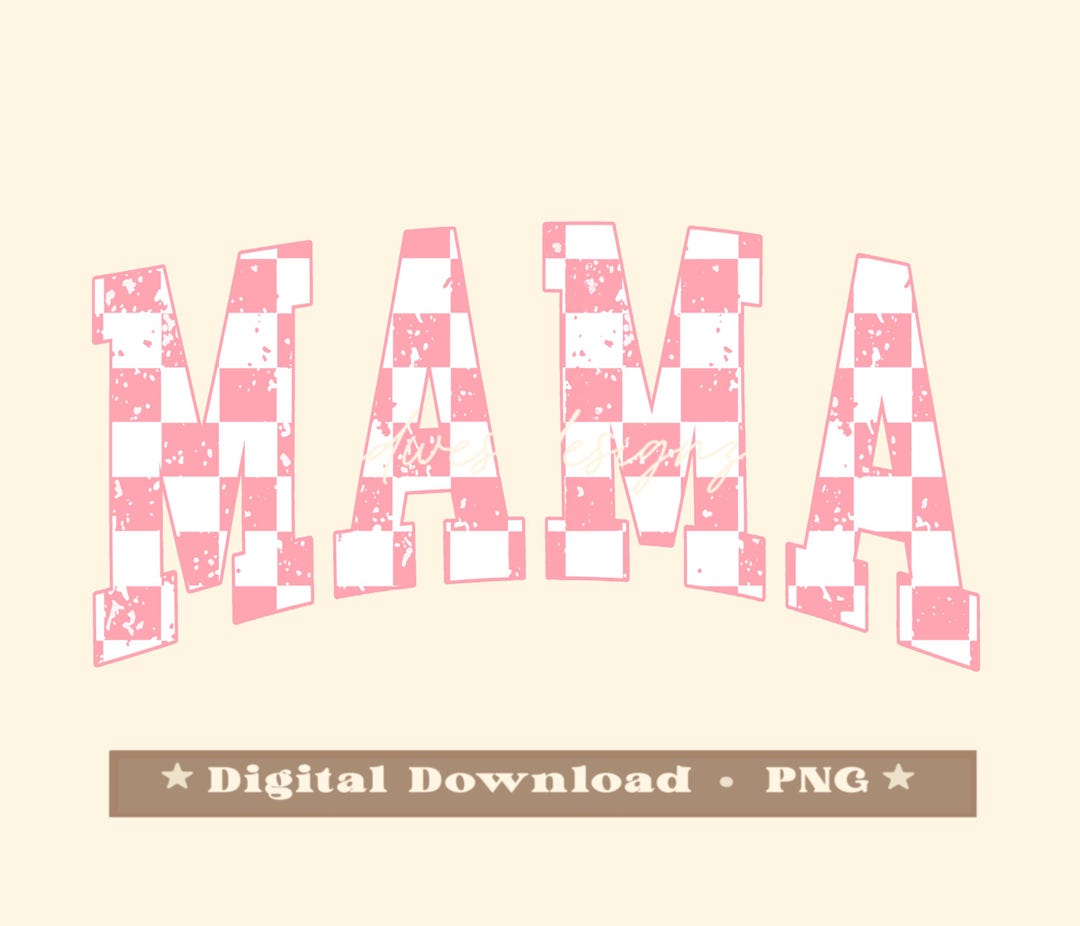 Checkered Mama Png, Digital Download, Sublimation Design Trendy Design ...
