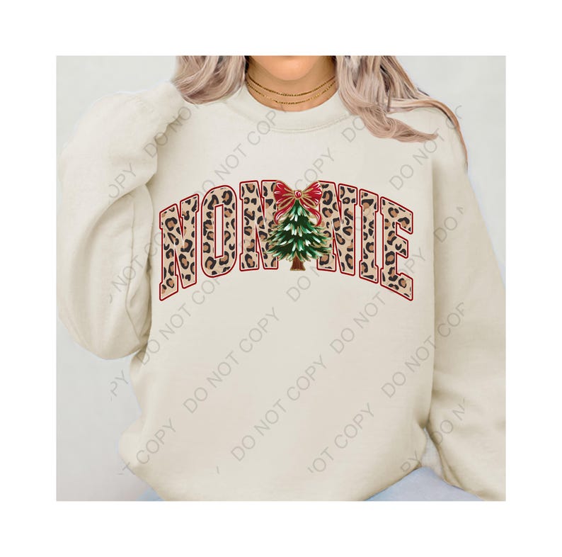 Christmas Nonnie Png, Digital Download, Sublimation Design Trendy ...