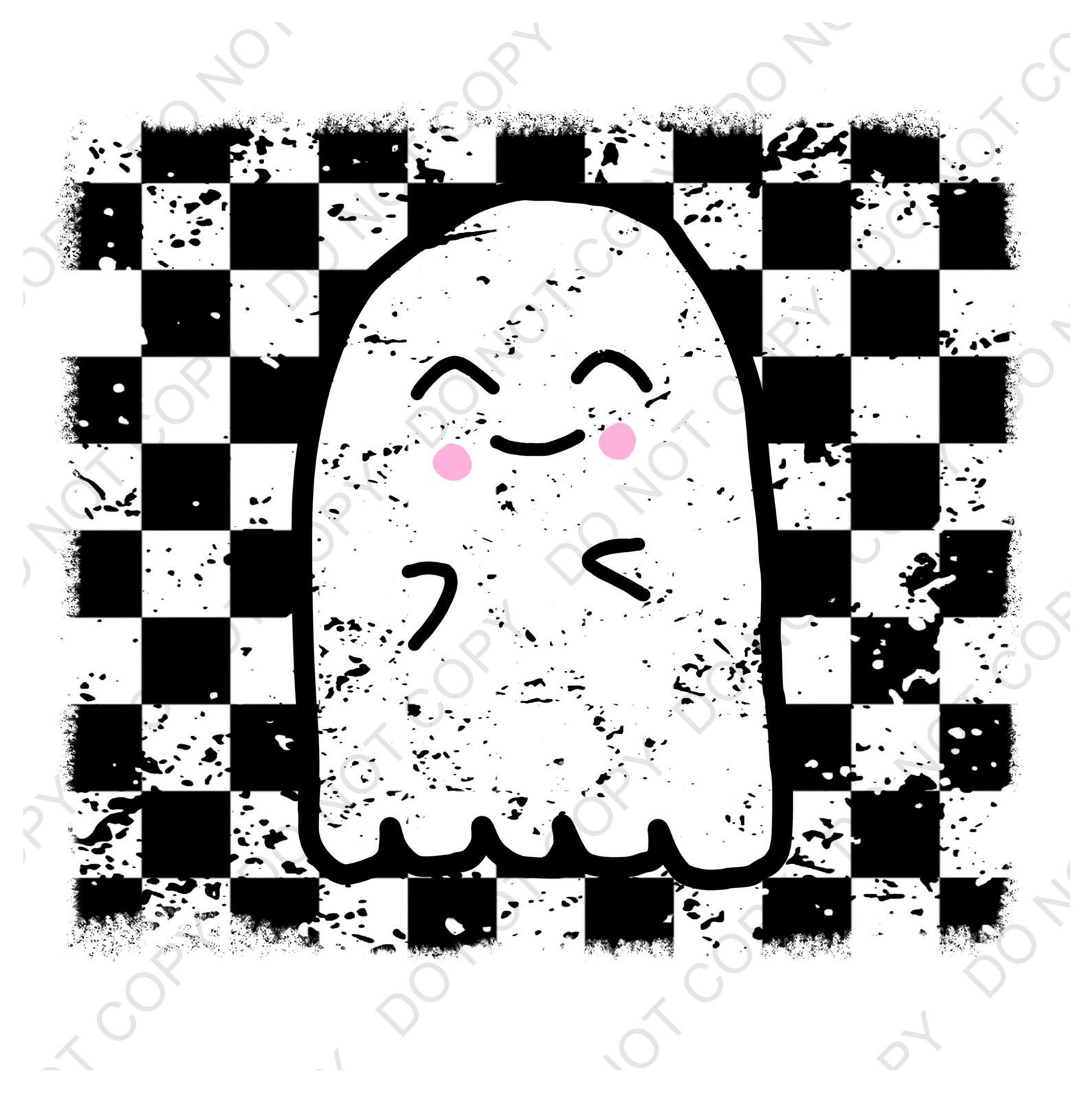 Checkered Ghost Png, Digital Download, Sublimation Checkered Ghost - Etsy