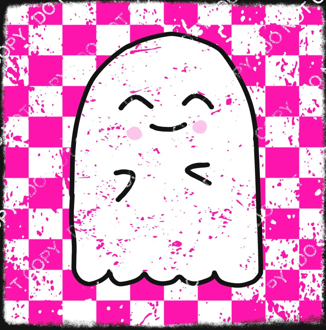 Checkered Ghost Png, Digital Download, Sublimation Checkered Ghost - Etsy