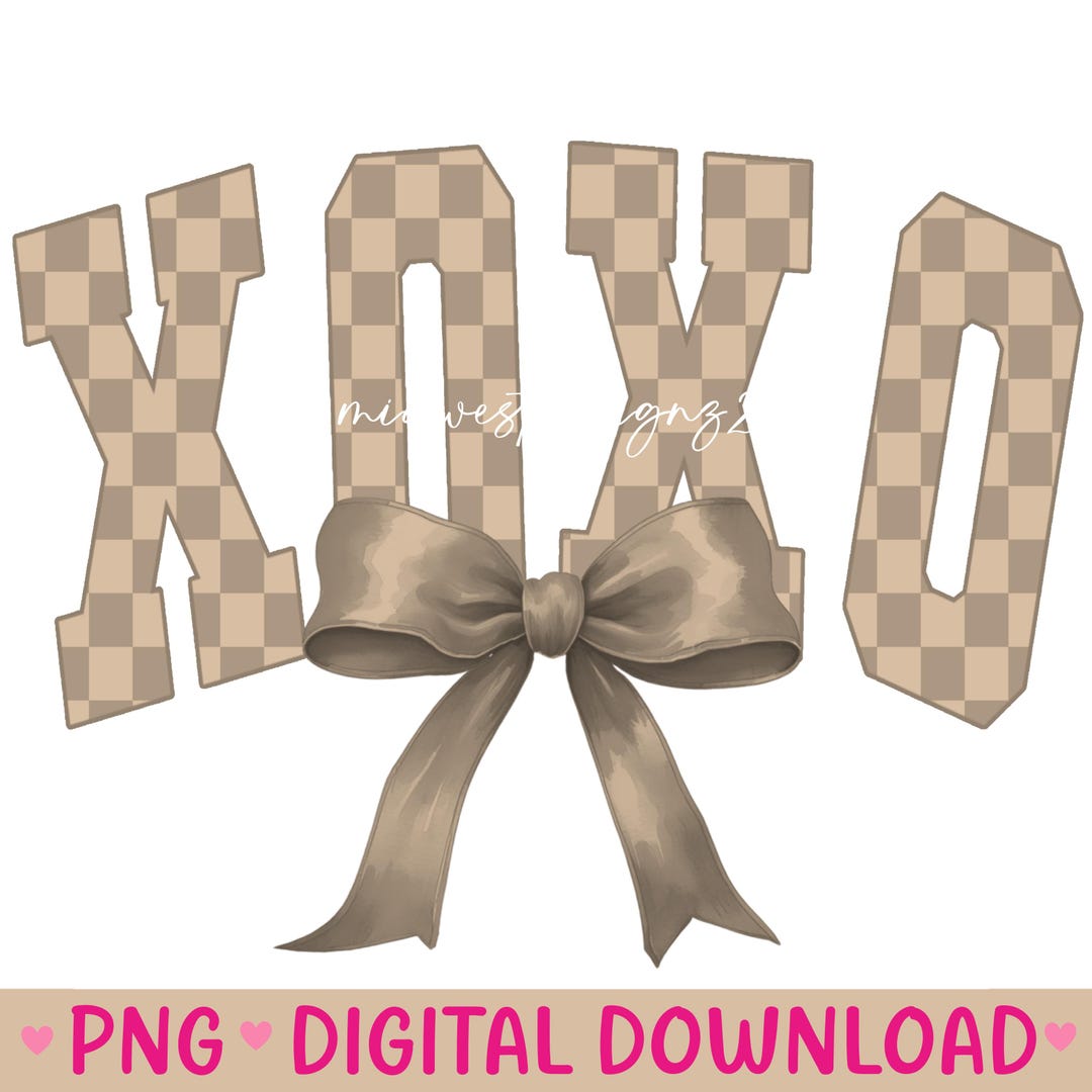 Checkered Xoxo Png, Sublimation Xoxo Design Trendy Design,valentines ...
