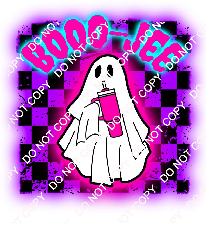 Checkered Ghost Png, Digital Download, Sublimation Checkered Ghost Boo ...