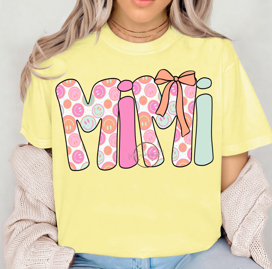 Mimi PNG, Smiley Mimi Png ,coquette Bow PNG | Mimi Digital Download ...