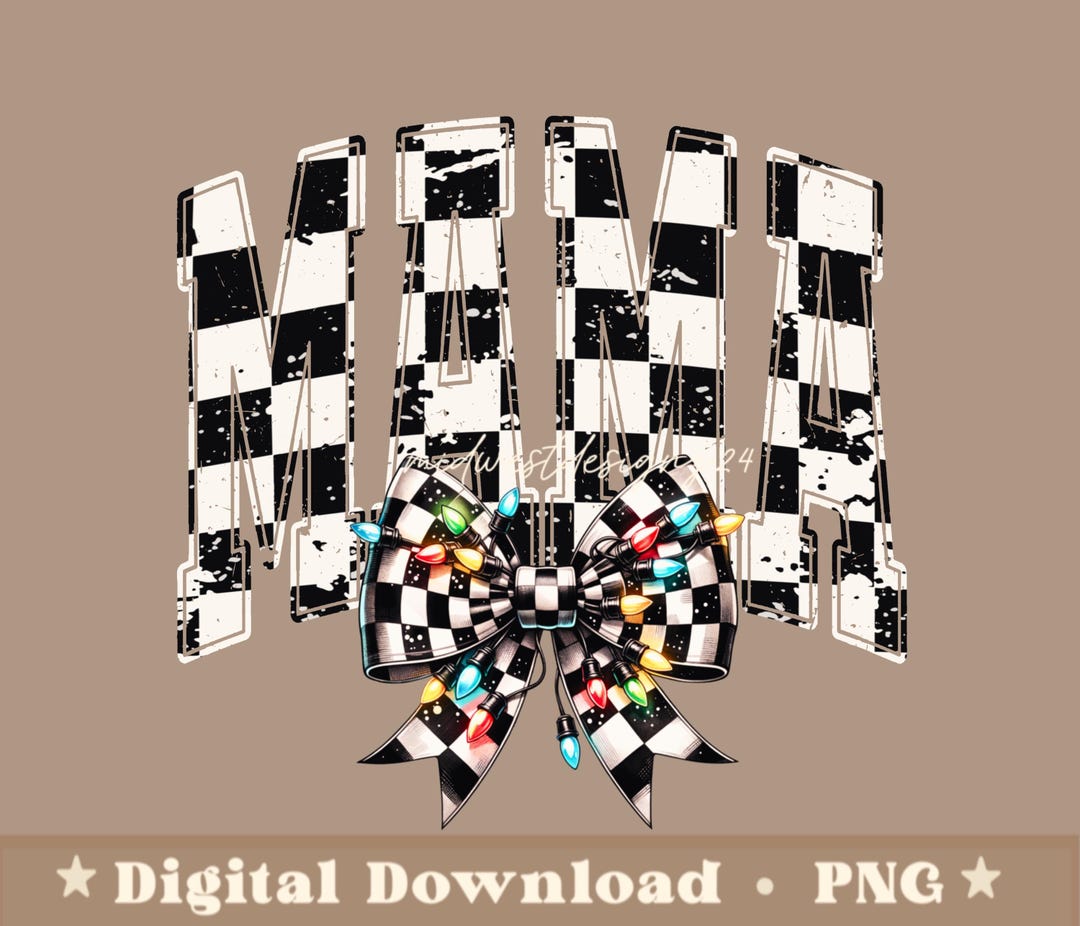 Checkered Mama Png, Digital Download, Sublimation Design Trendy Design ...