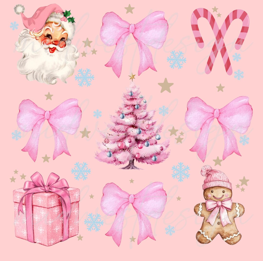Coquette Christmas Png, Coquette Bow Png, Christmas Tree Sublimation ...