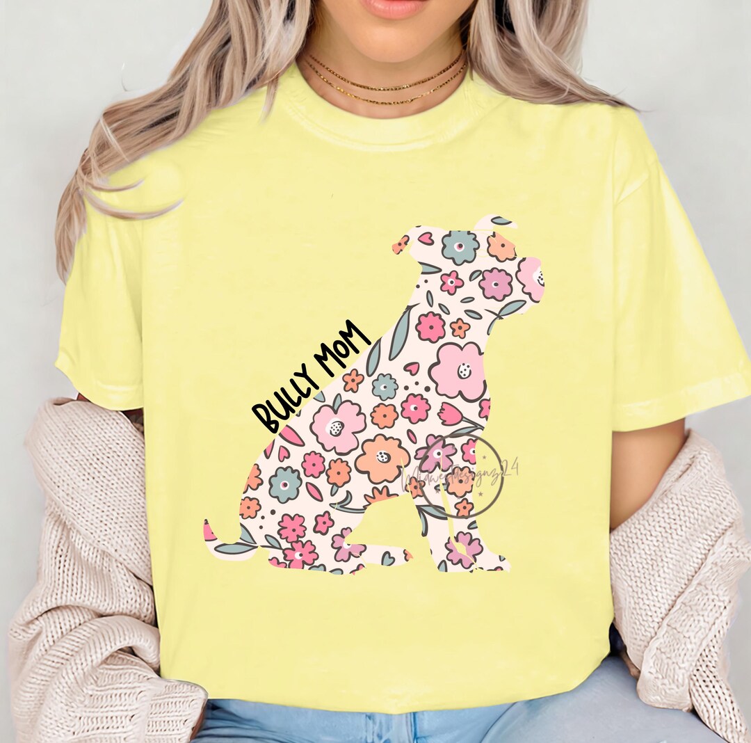 Floral Dog Png, Bully Png, Floral Dog Breeds Png, Floral Dog Digital ...