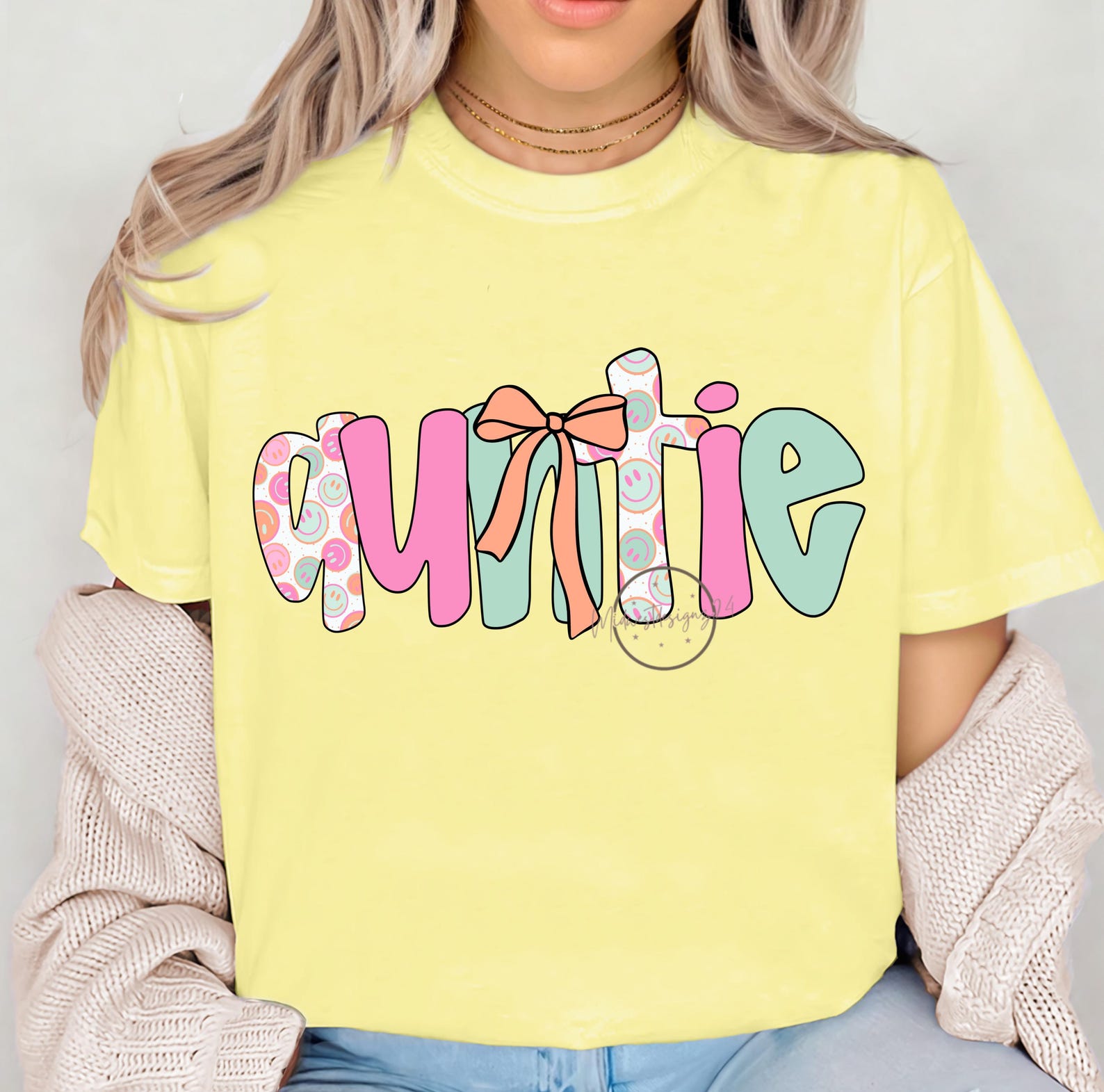 Auntie PNG, Smile Auntie Png ,coquette Bow PNG | Auntie Digital ...