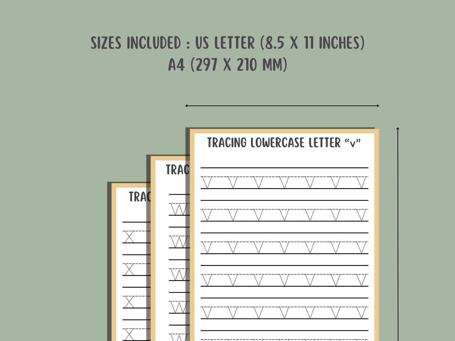 Letter Formation Uppercase Lowercase Letters Alphabet Writing Practice ...