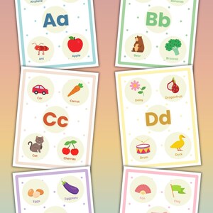 ABC Posters Classroom Printable Alphabet Posters Alphabet Education ...