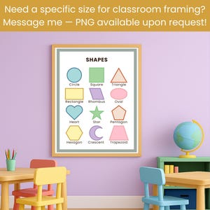 Educational Wall Art Printable Learning Resource Preschool Homeschool ...