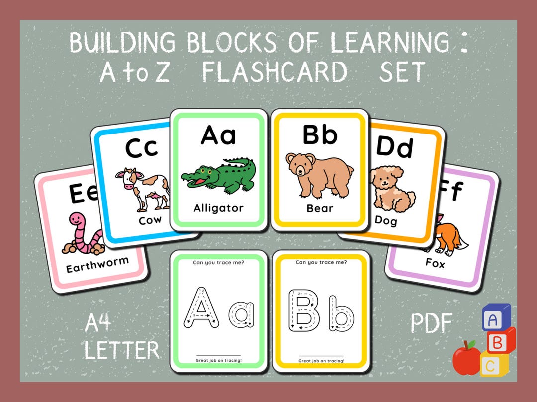 Printable Flashcards Alphabet for Preschool Activity Printable Learning ...