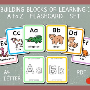 Printable Flashcards Alphabet for Preschool Activity Printable Learning ...