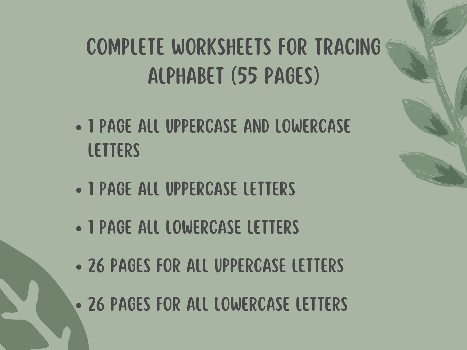 Letter Formation Uppercase Lowercase Letters Alphabet Writing Practice ...