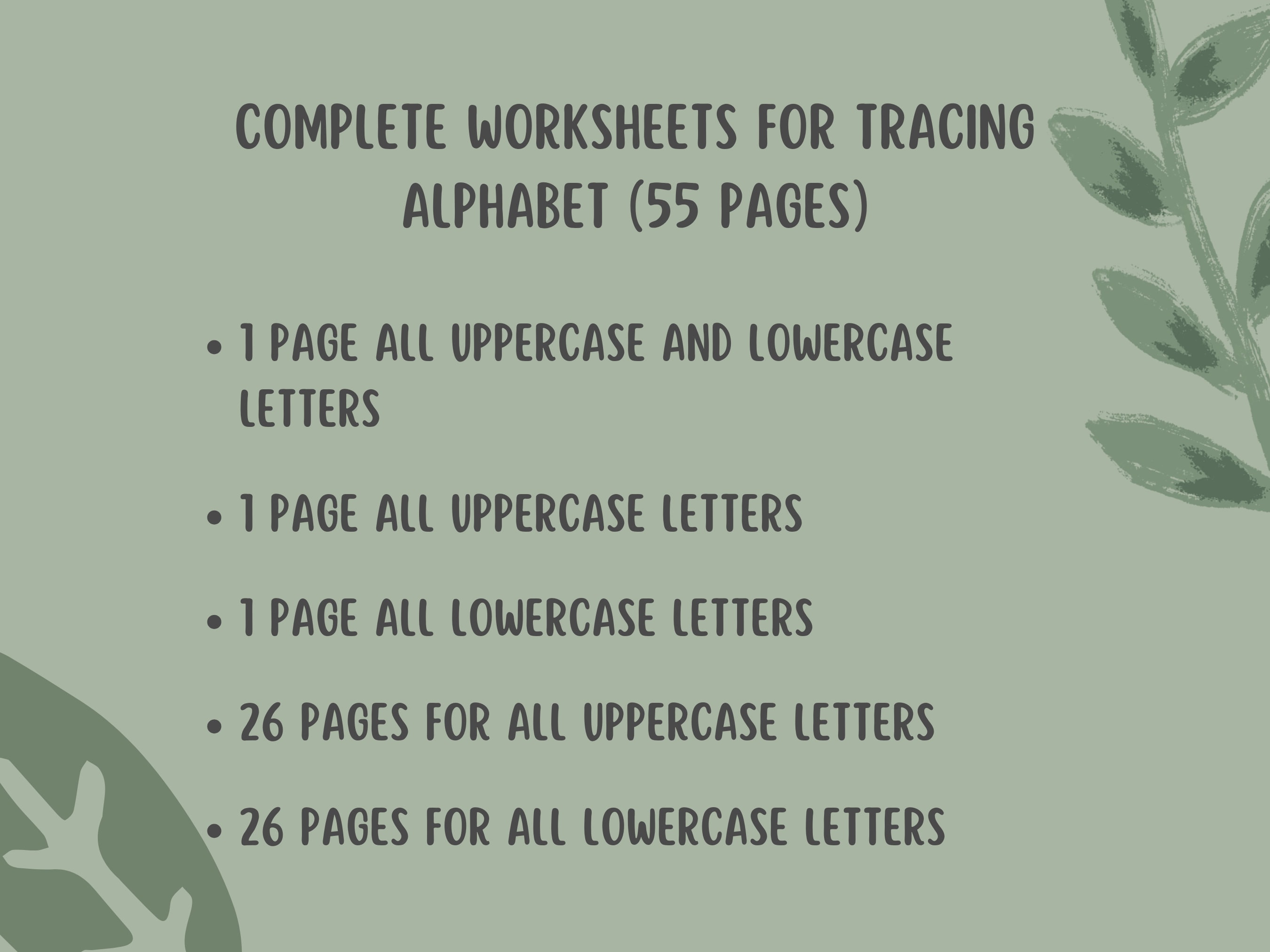 Letter Formation Uppercase Lowercase Letters Alphabet Writing Practice ...