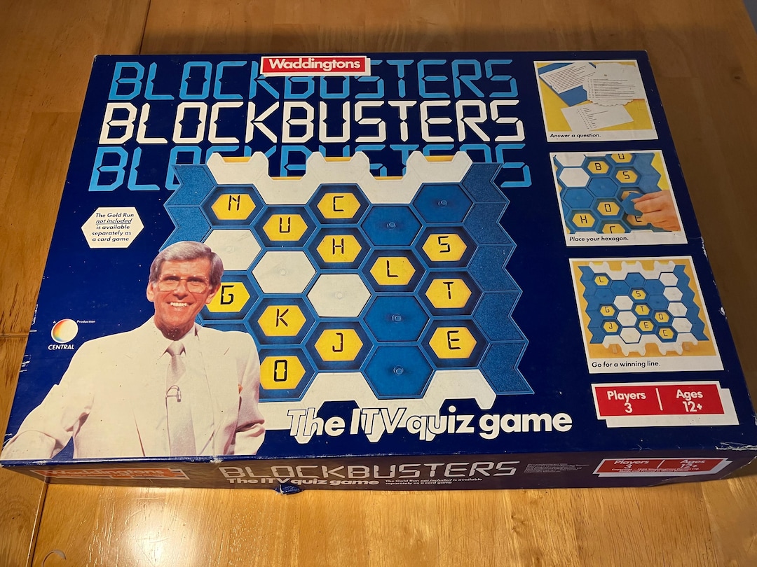 ITV Blockbusters Board Game - Etsy