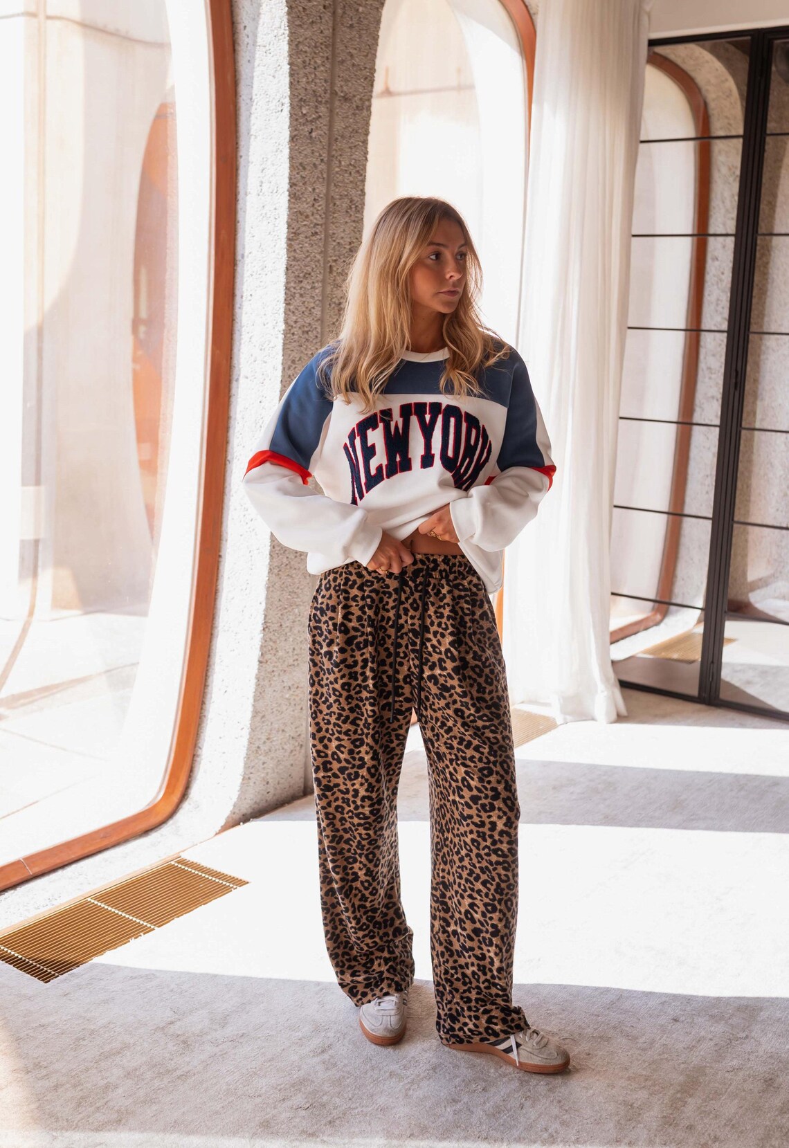 Leopard Fares Pants - Etsy